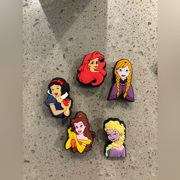 Accessories | Disney Princess Croc Charms 5 | Poshmark